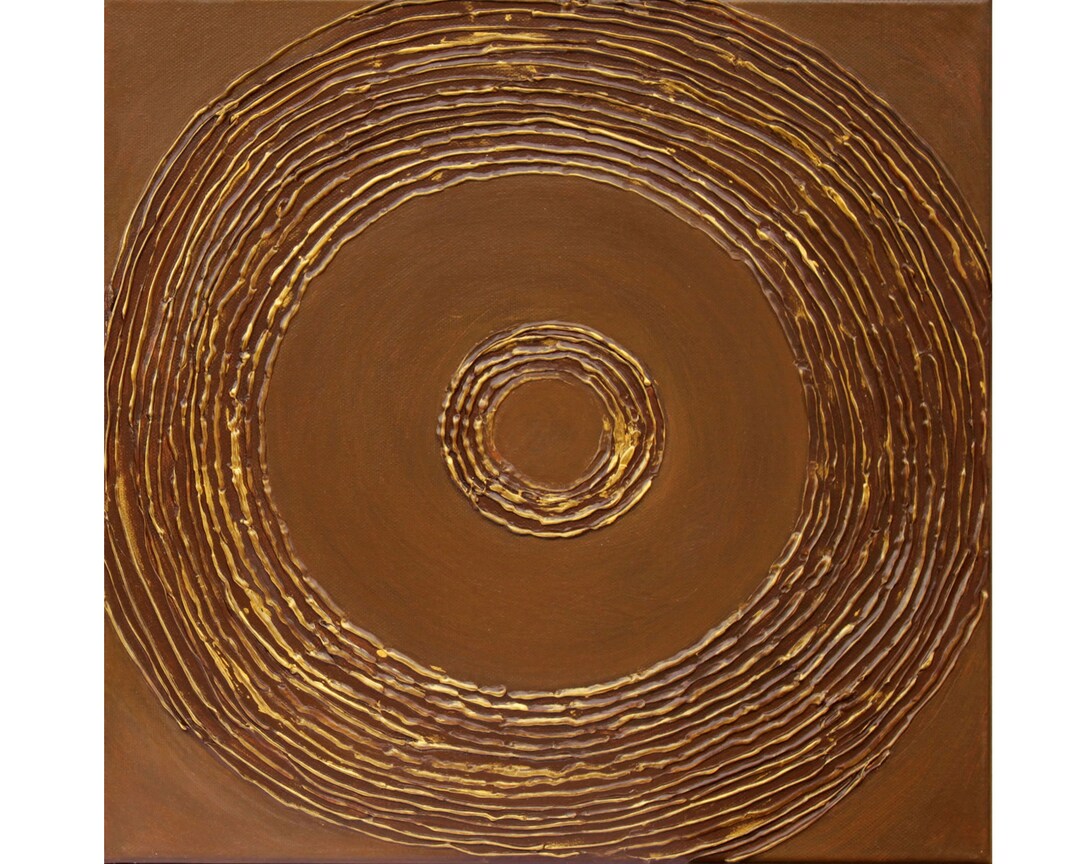 Circle Painting Geometrical Original Art Modern Artwork Interior Wall ...