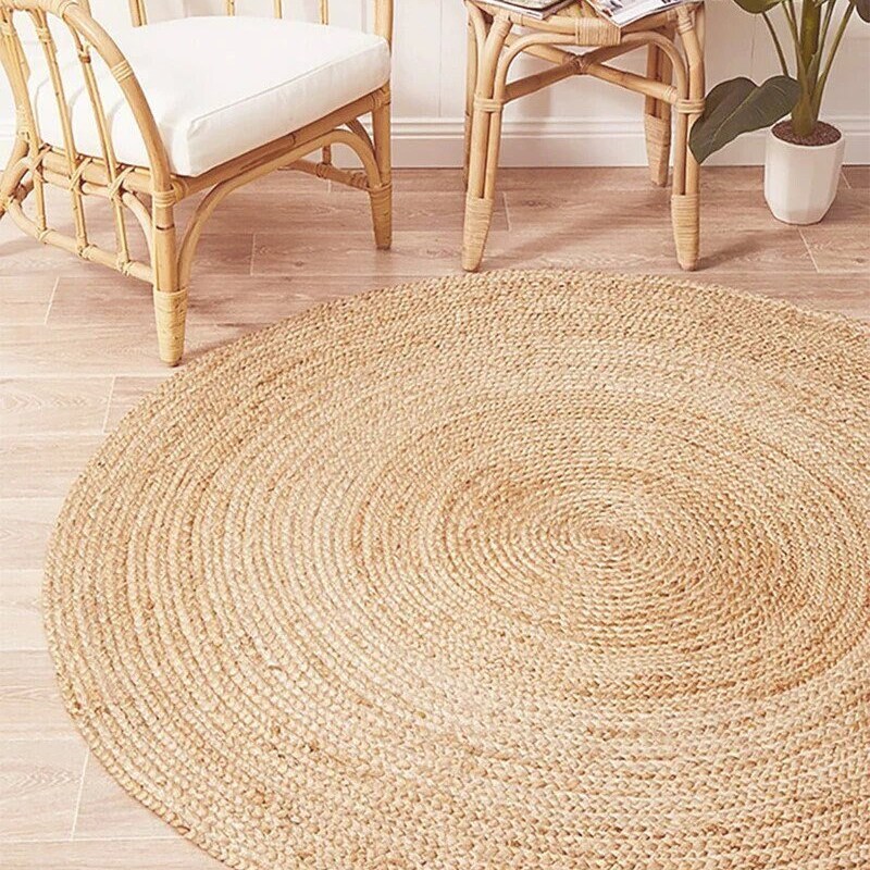 Round Jute Rug - Etsy