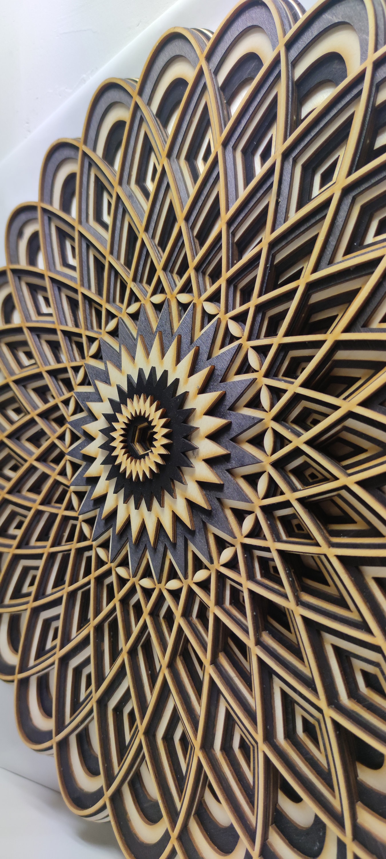 Torus-wooden Sacred Geometry Mandala Wall Hanging - Etsy