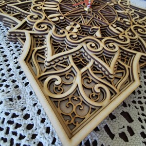 Modern Square Wooden Wall Clock - Etsy