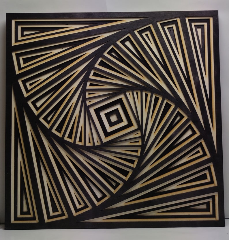 Square Sacred Geometry Pattern Wall Hanging - Etsy