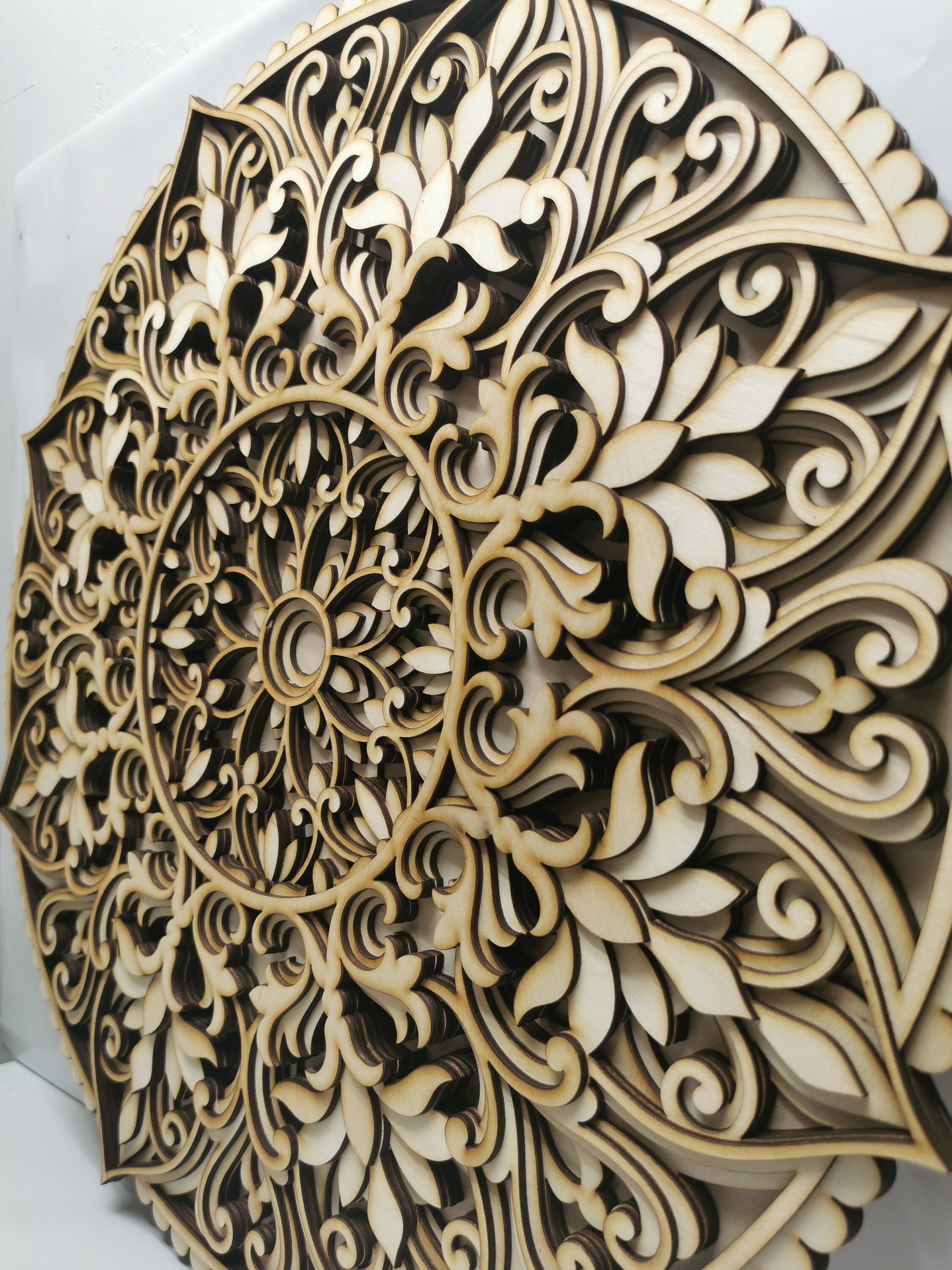 Elegant Multilayer Wooden Mandala Wall Hanging Art - Etsy