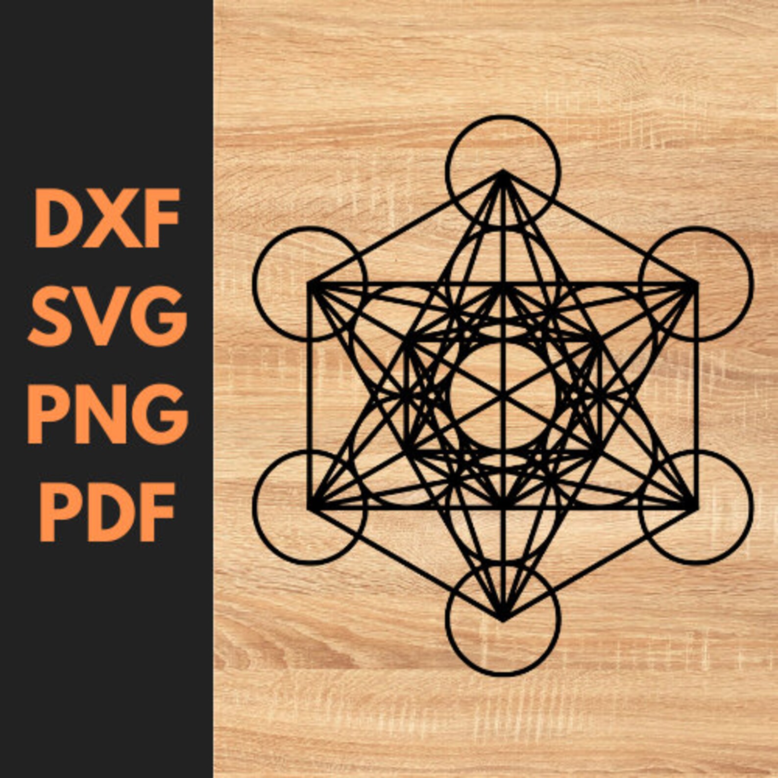 Sacred Geometry Svg Cut File PNG DXF SVG Downloadable - Etsy