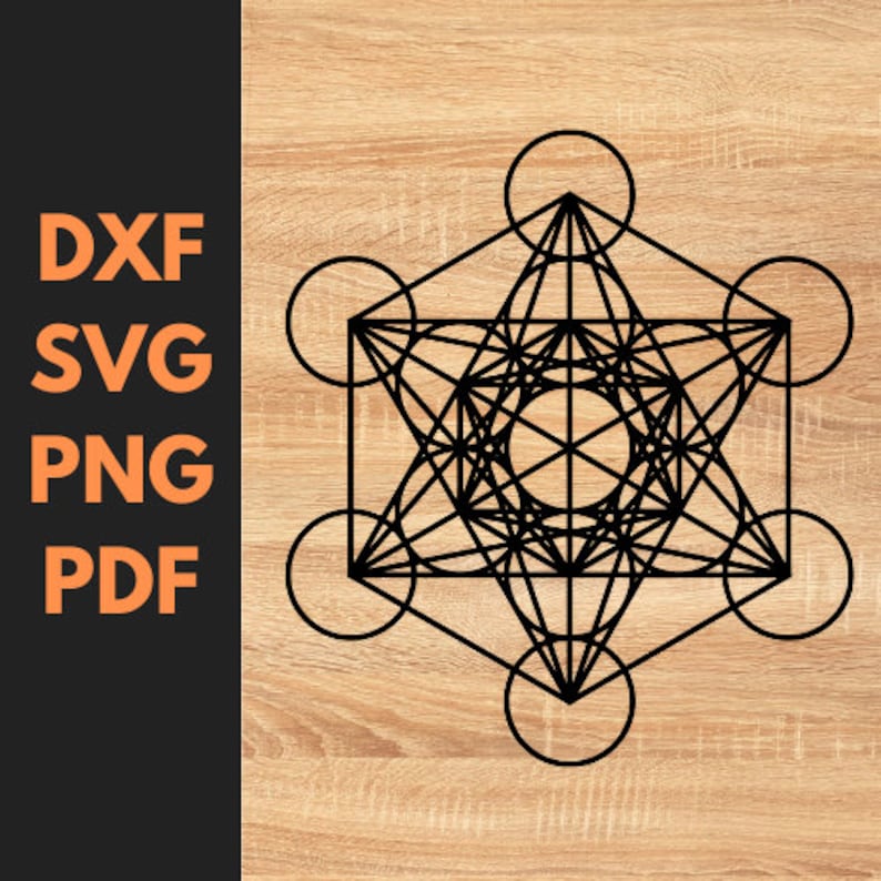 Sacred Geometry Svg Cut File PNG DXF SVG Downloadable - Etsy