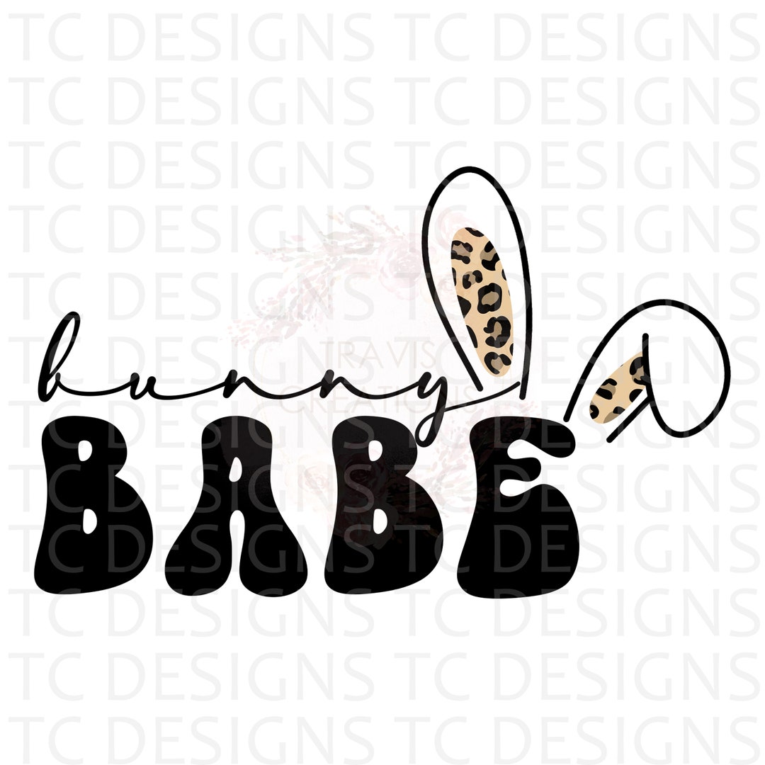 Bunny Babe PNG, Easter PNG, Easter Sublimation Design, Retro Easter PNG ...
