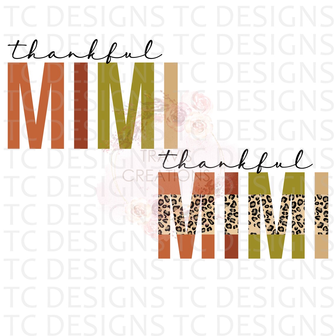 Thankful Mimi PNG Digital Download for Sublimation or DTG - Etsy