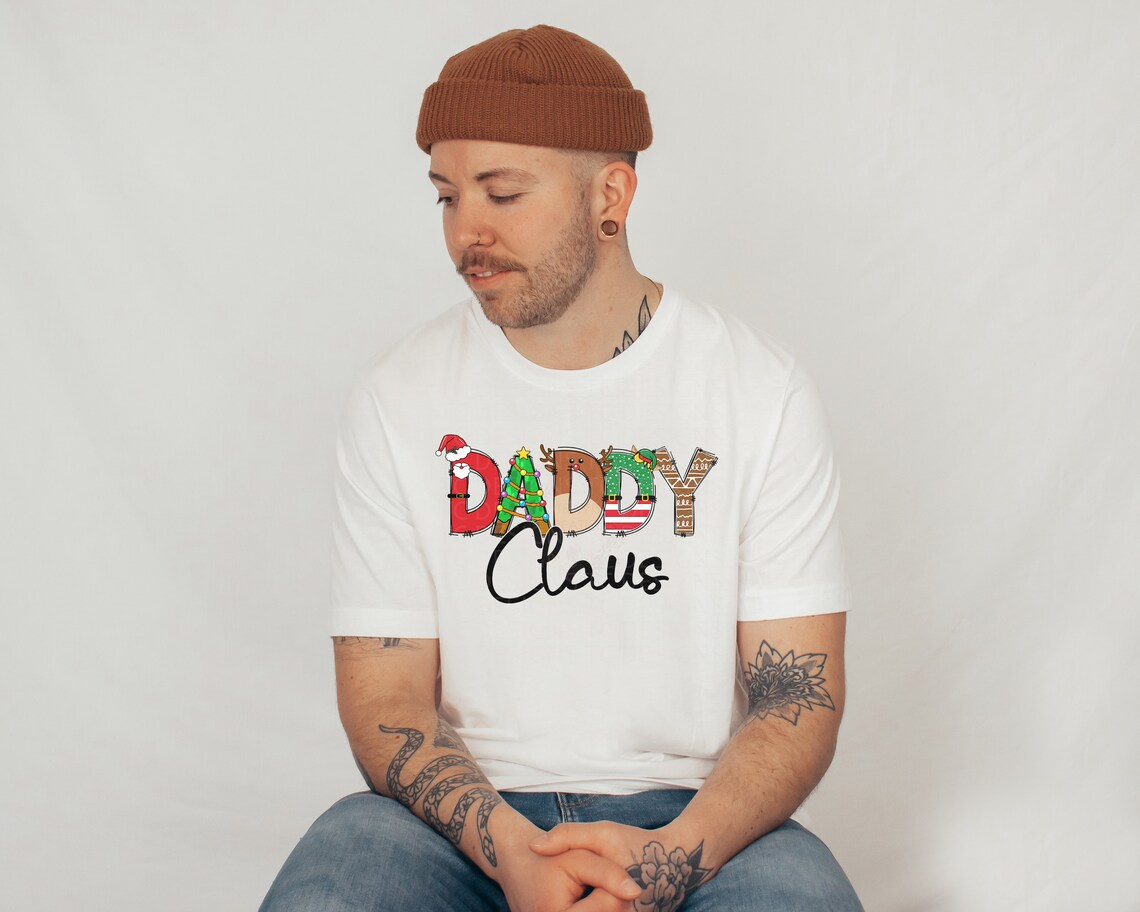 Daddy Claus PNG Digital Download for Sublimation, Christmas Instant ...