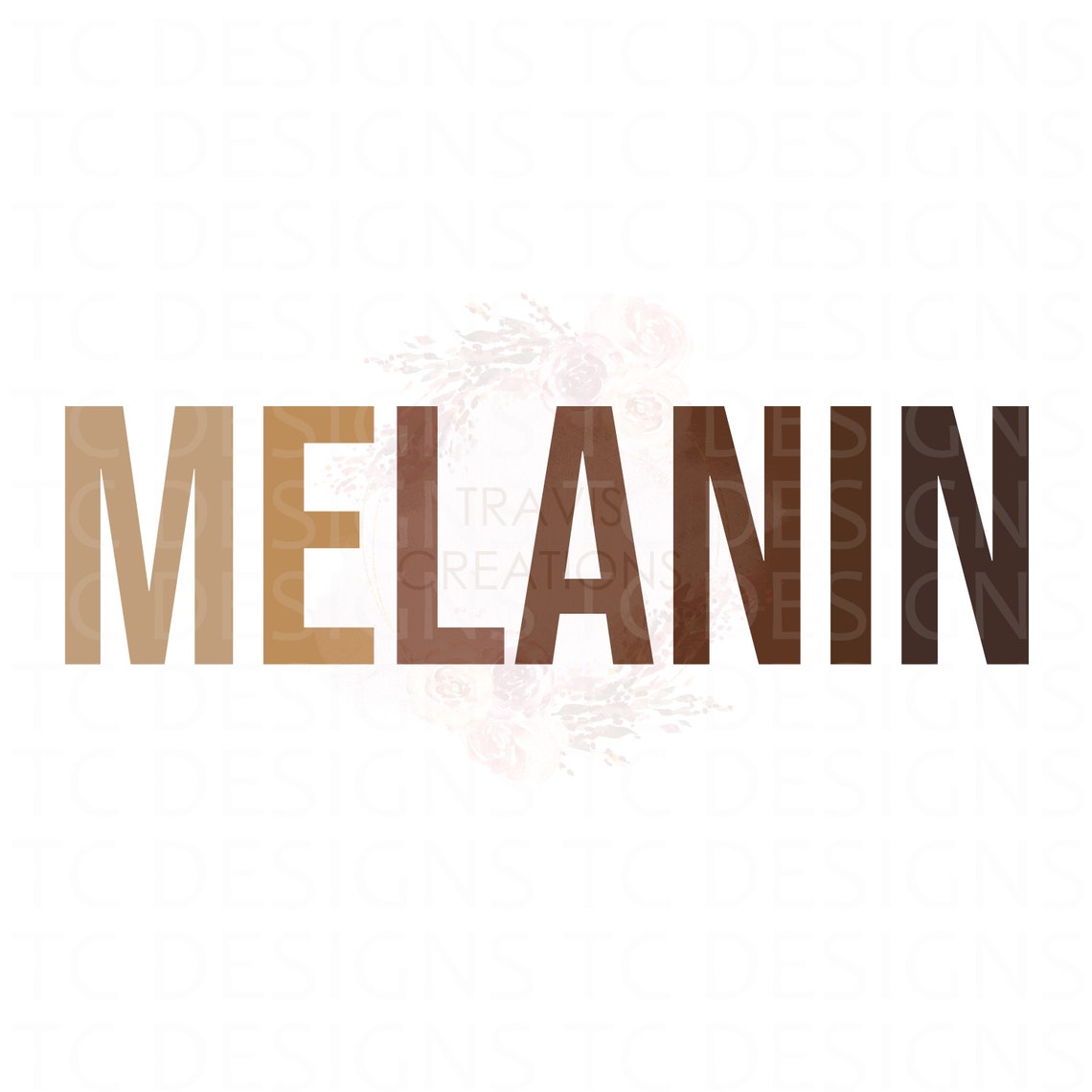Melanin PNG File for Sublimation, Melanin SVG, Black History Month ...