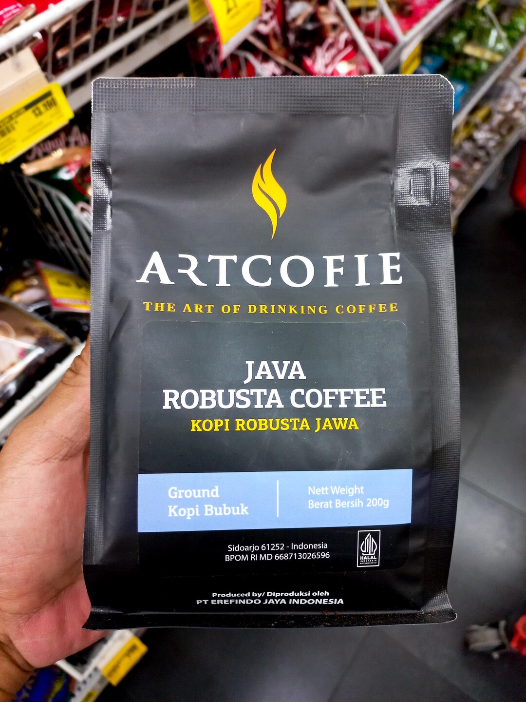 Premium Indonesia Java Robusta Coffee - Ground Coffee 200gr - Etsy