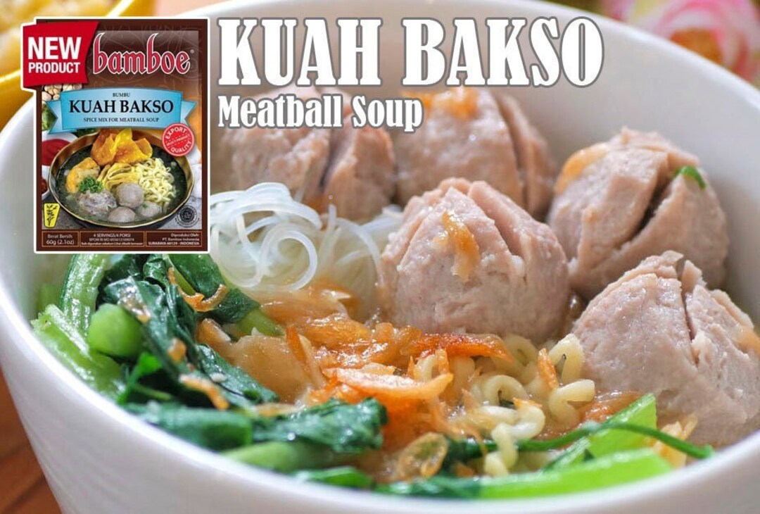 Kuah Bakso - Bamboe Instant Spices Seasoning Meatball Soup Indonesian ...