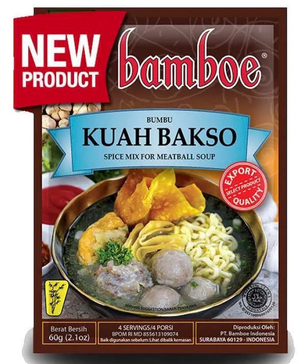 Kuah Bakso Bamboe Instant Spices Seasoning Meatball Soup - Etsy