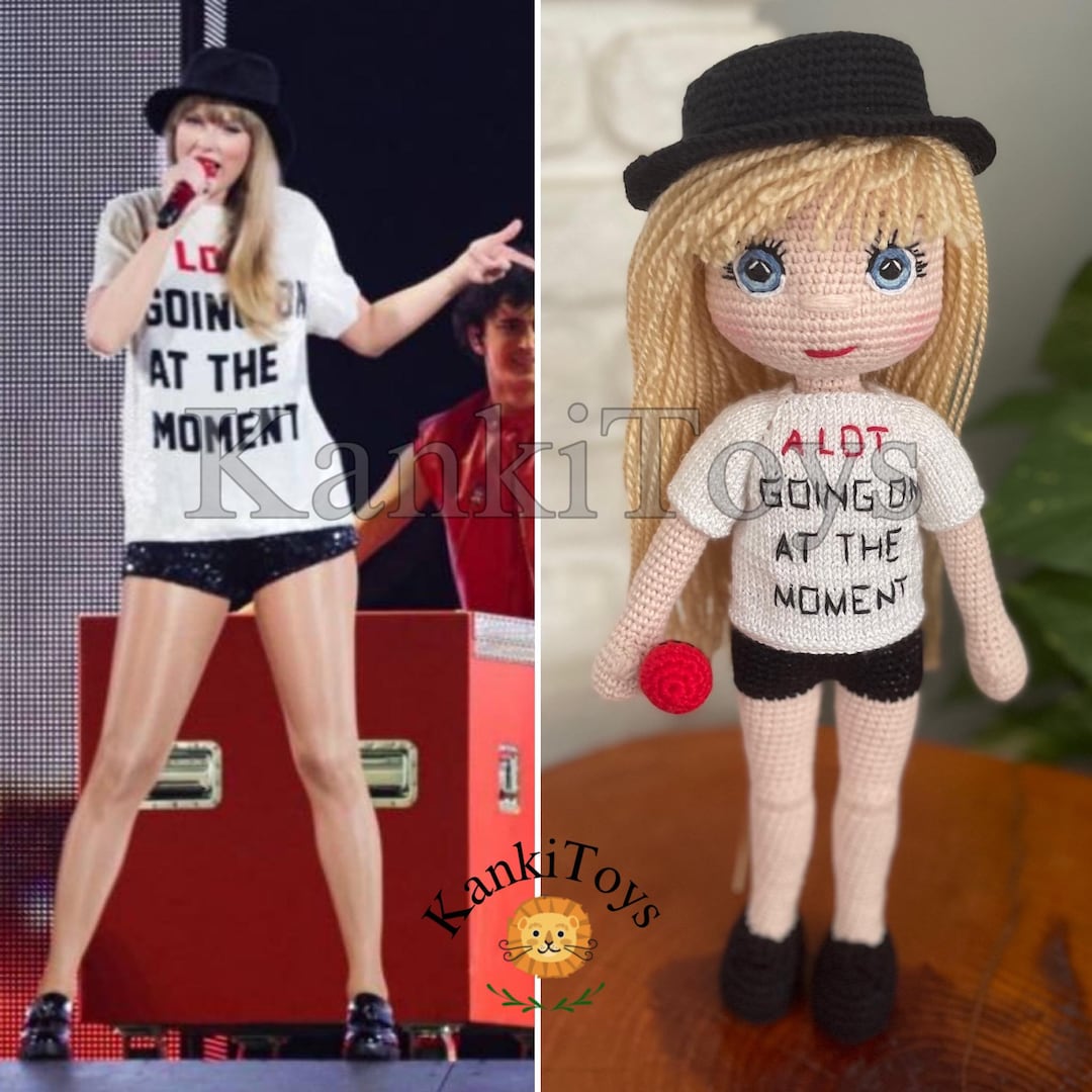 Taylor Swift , Taylor in the Hat,special Toy, Natural Toy, Personalized ...