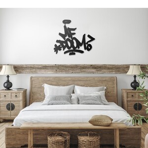 MF DOOM Signature Logo Die-cut Metal Premium Wall Art Sign - Etsy