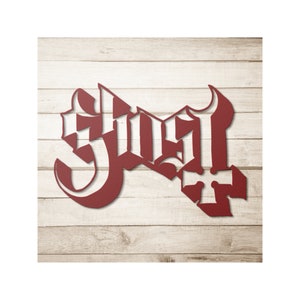 Ghost Band Logo Die-cut Metal Premium Wall Art Sign - Etsy