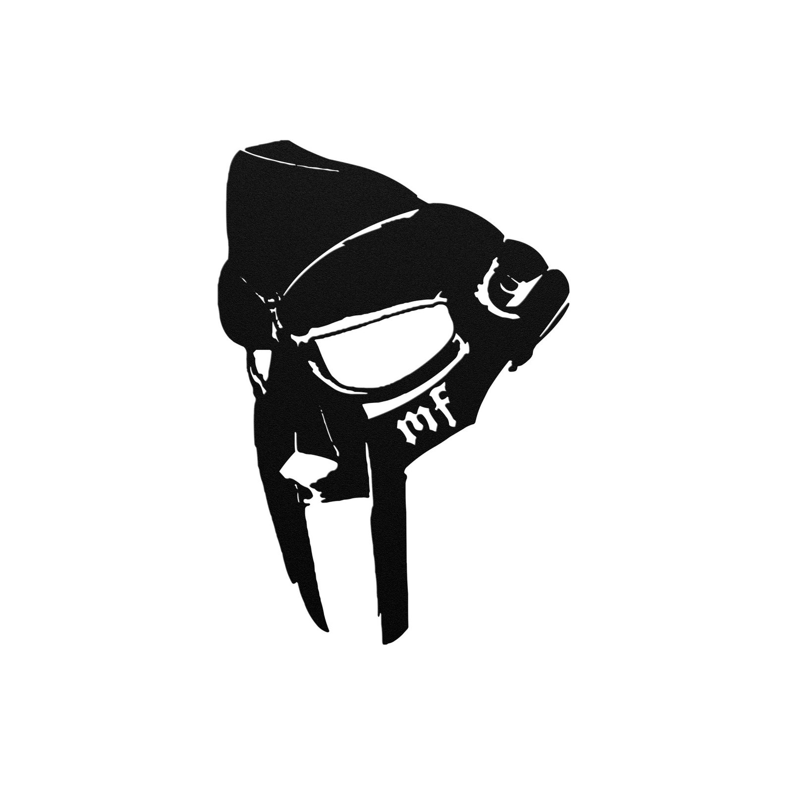 MF DOOM Mask Logo Die-cut Metal Premium Wall Art Sign - Etsy