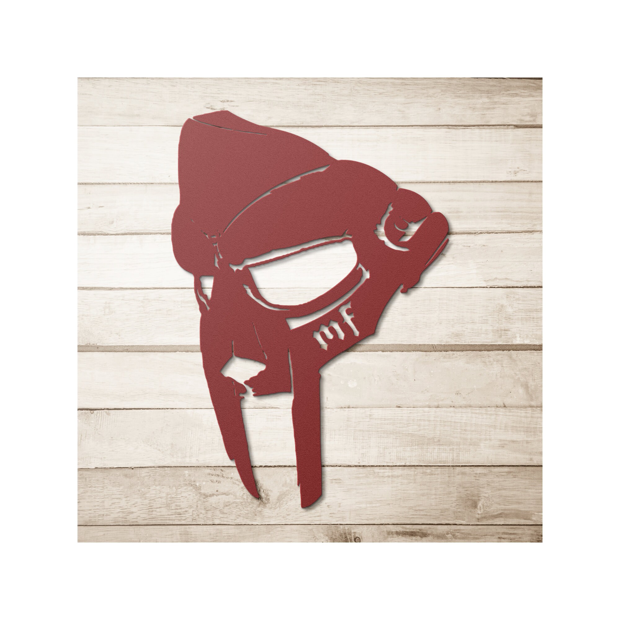 MF DOOM Mask Logo Die-cut Metal Premium Wall Art Sign - Etsy