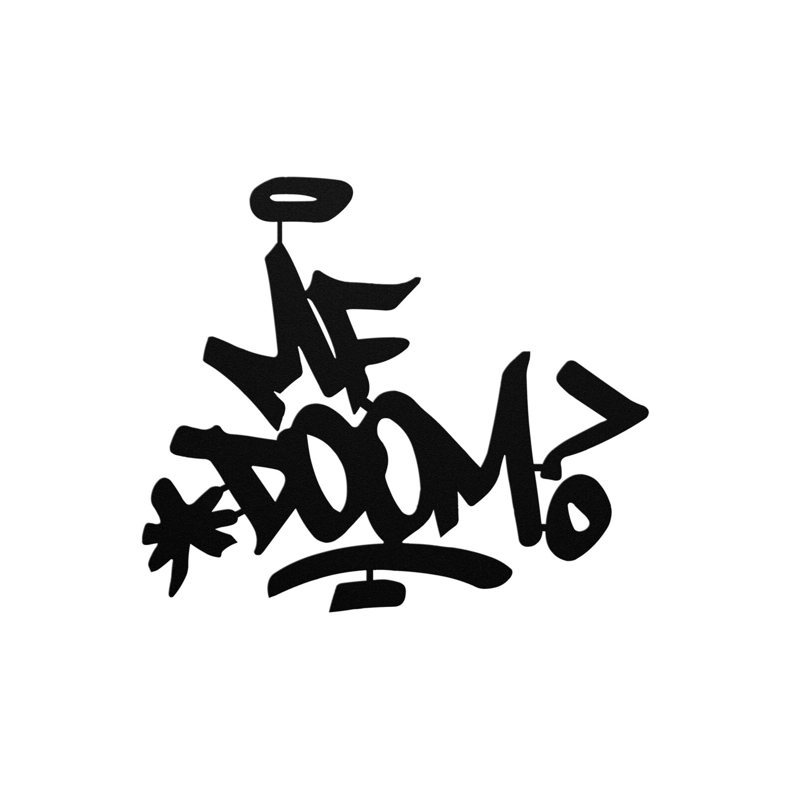 MF DOOM Signature Logo Die-cut Metal Premium Wall Art Sign - Etsy
