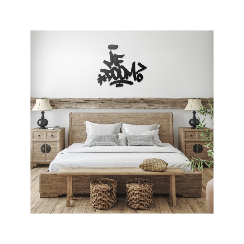 MF DOOM Signature Logo Die-cut Metal Premium Wall Art Sign - Etsy