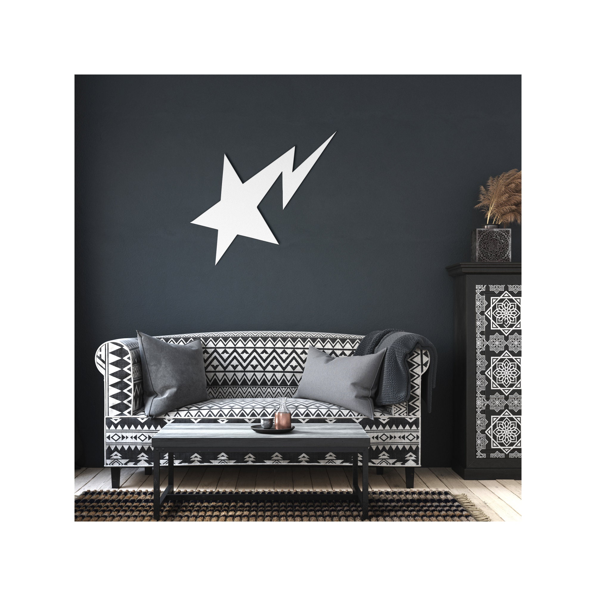 Bape Bapesta Star Logo Die-cut Metal Premium Wall Art Sign - Etsy