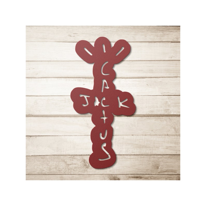 Travis Scott Cactus Jack Logo Die-cut Metal Premium Wall Art Sign - Etsy