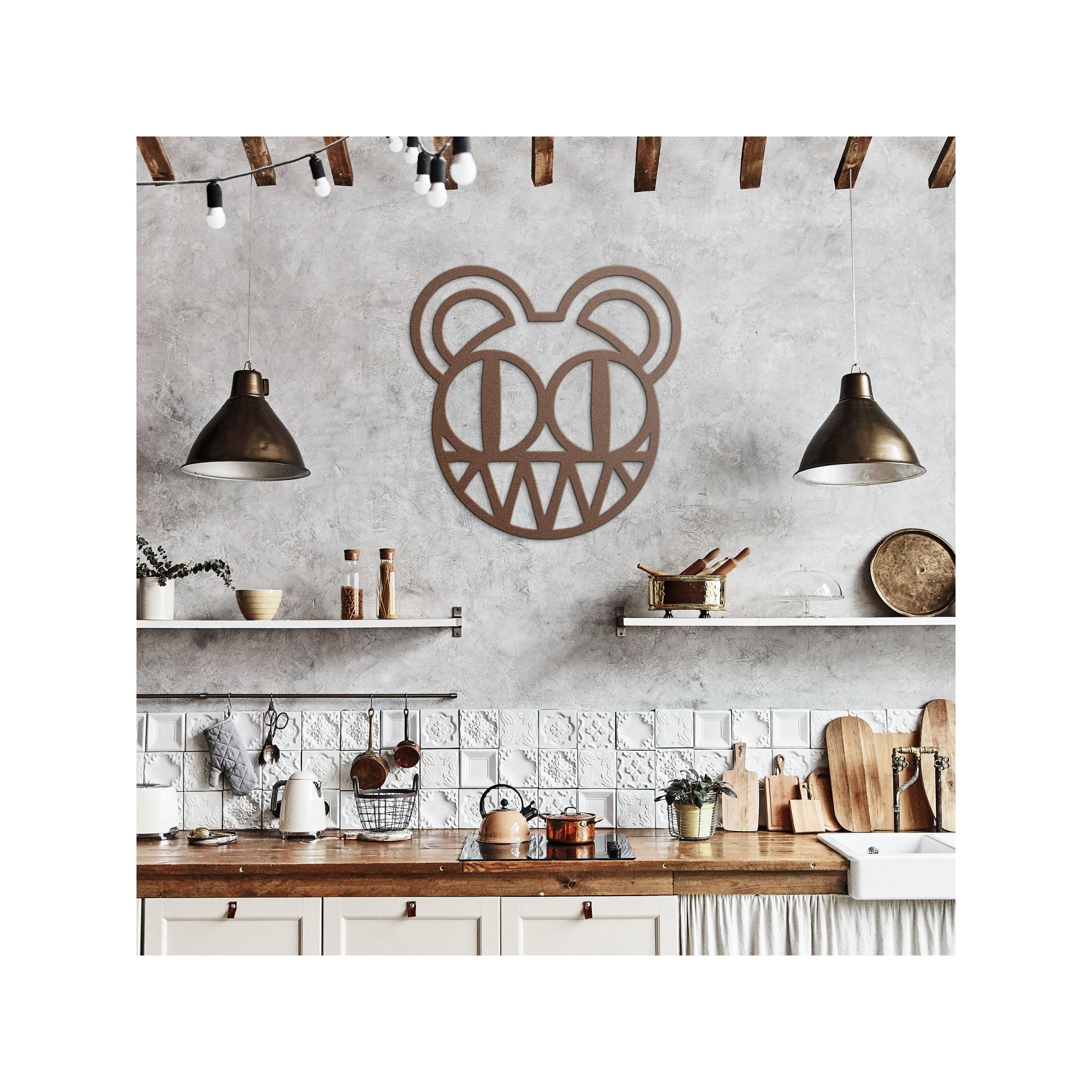 Radiohead Bear Logo Die-cut Metal Premium Wall Art Sign - Etsy