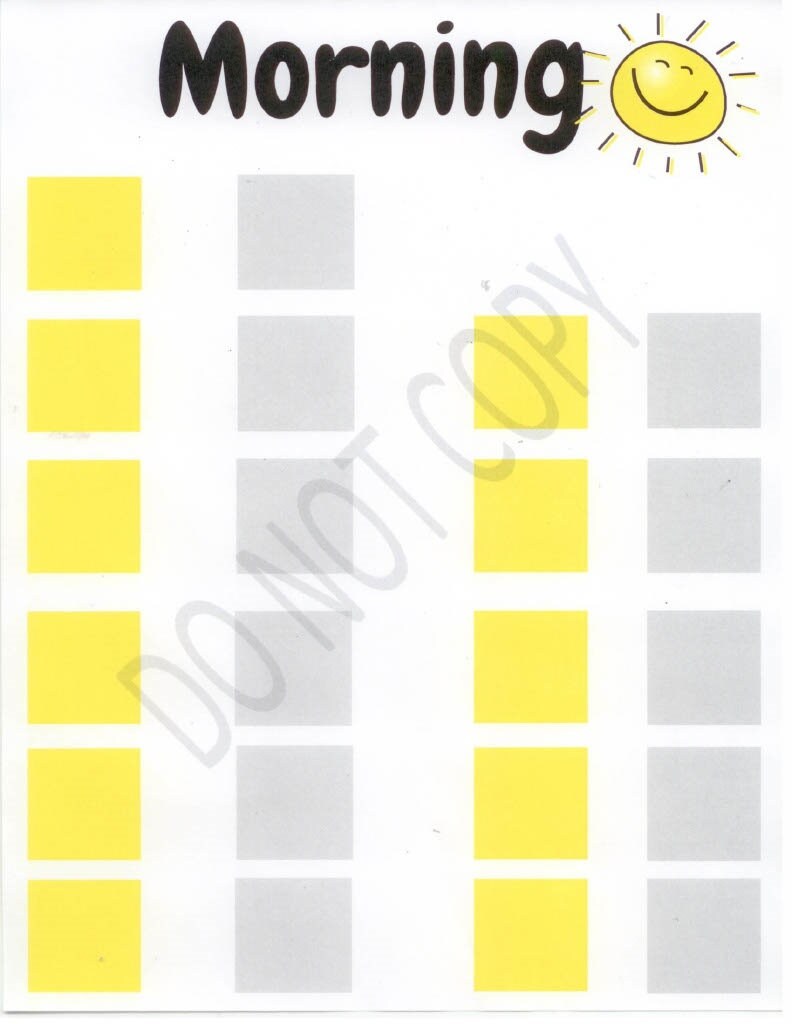 My Daily Responsibilities Printable, Chore Chart, Routine Chart ...