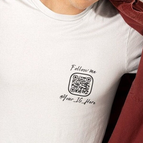 Qr Code Shirt - Etsy