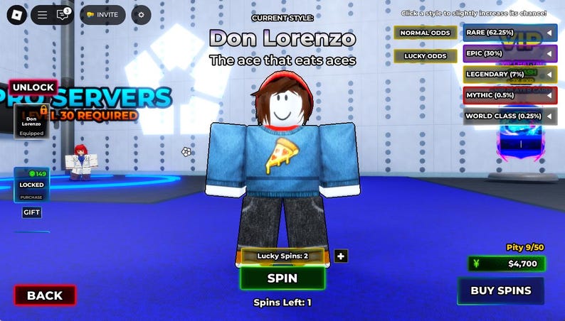 Don Lorenzo Style [blue Lock: Rivals] Digital Product Account Instant ...