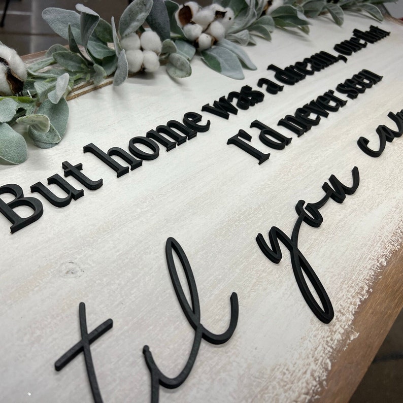 But Home Was A Dream Sign Master Bedroom Decor Wall Signs - Etsy