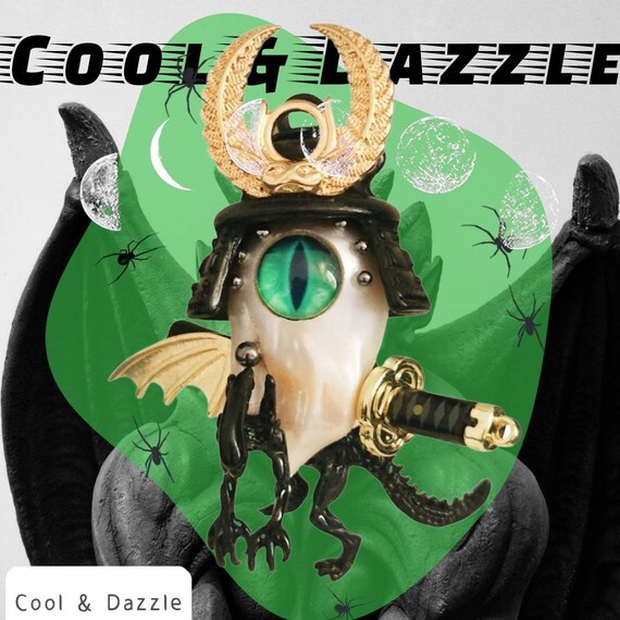 Japanese Demon Samurai Natural Freshwater Baroque Pearl S925 - Etsy