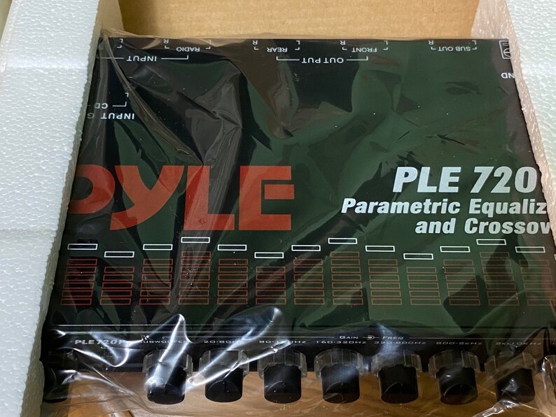 PYLE PLUS Parametric Equalizer and Crossover . NOS ( New Old Stock ...