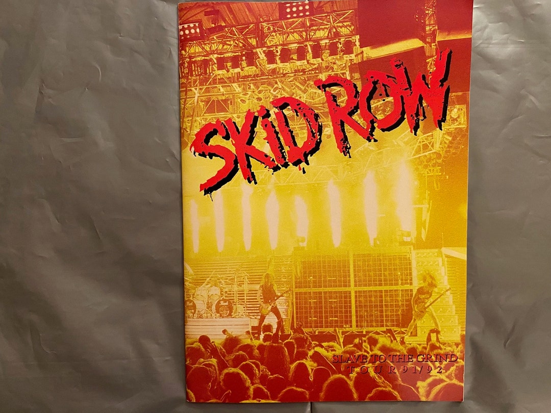 Vintage ! SKID ROW Tour Book '91 ! Slave to the Grind Tour ... - Etsy