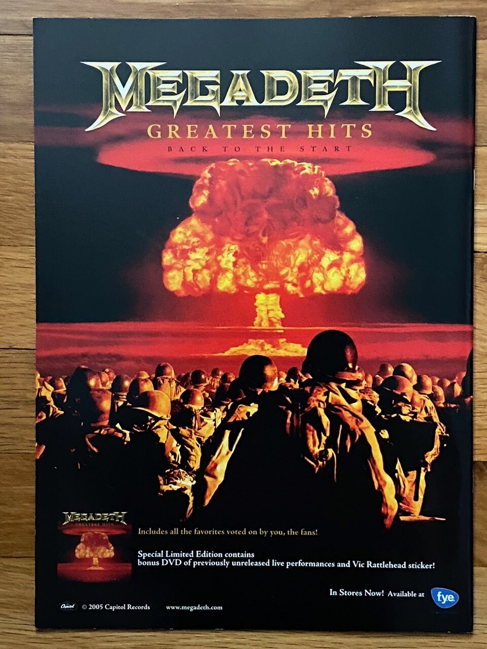 GIGANTOUR !!! Featuring : MEGADETH , Dream Theater , ANTHRAX ......... - Etsy