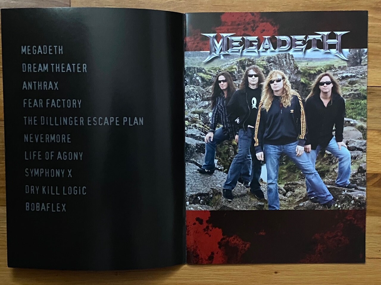 GIGANTOUR !!! Featuring : MEGADETH , Dream Theater , ANTHRAX ......... - Etsy