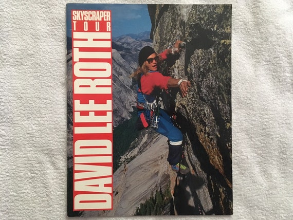 Vintage DAVID LEE ROTH Skyscraper Tour 1988 Tour Program | Etsy