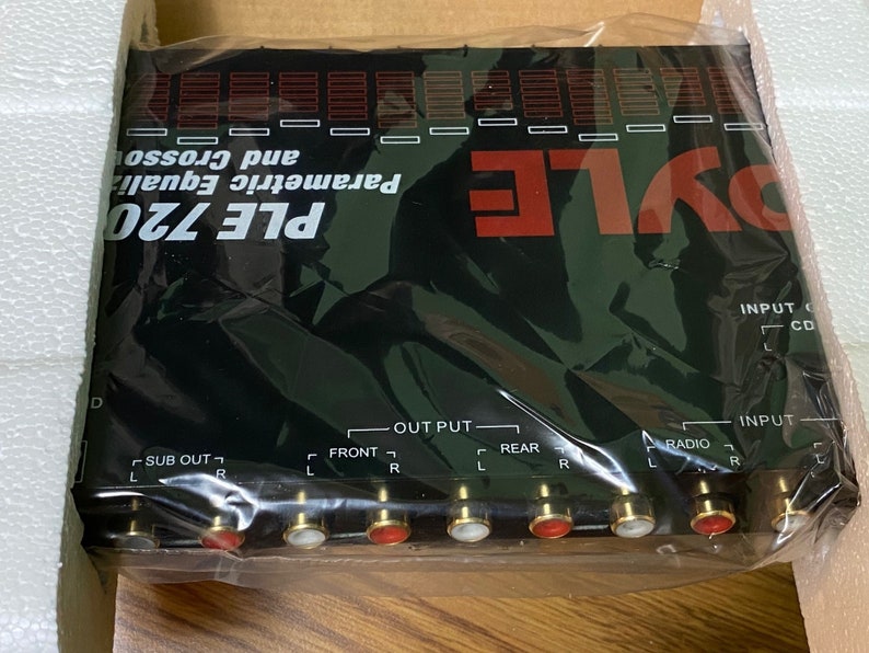 PYLE PLUS Parametric Equalizer and Crossover . NOS ( New Old Stock ...
