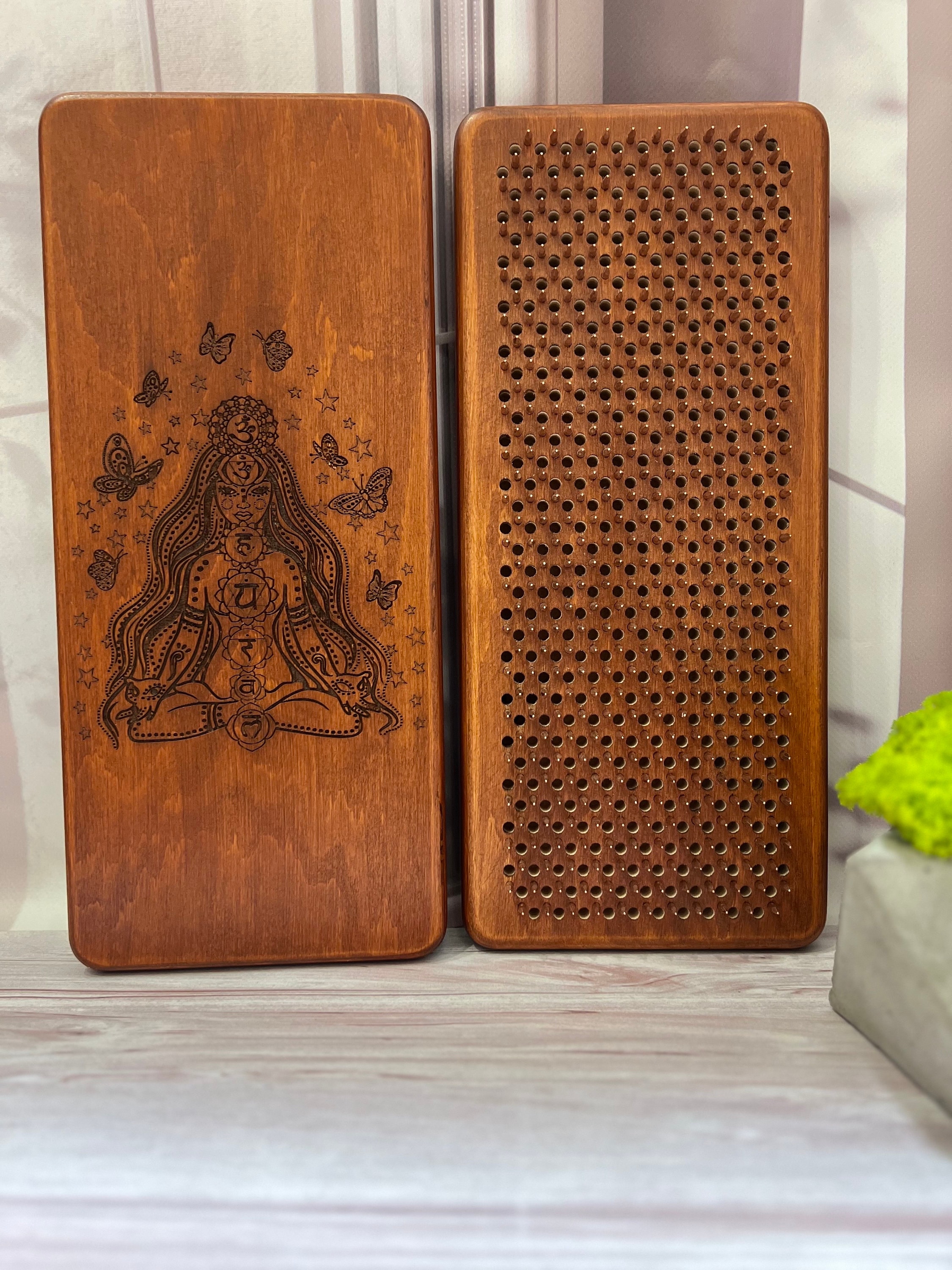 Sadhu Board, Beginner Nail Board, Meditation Gift, Yoga Gift, Sadhu ...
