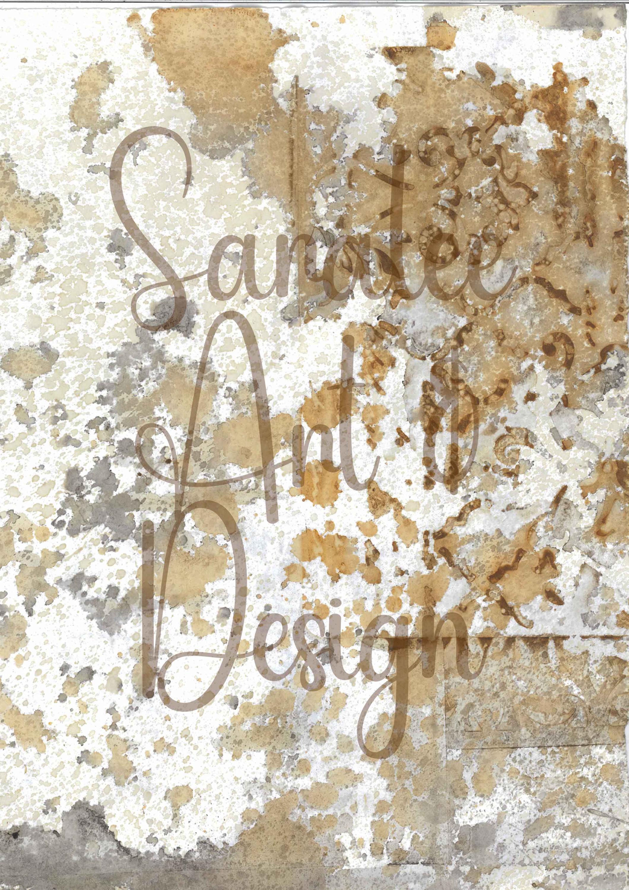 Junk Journal Rust & Coffee Dyed Backgrounds - Etsy