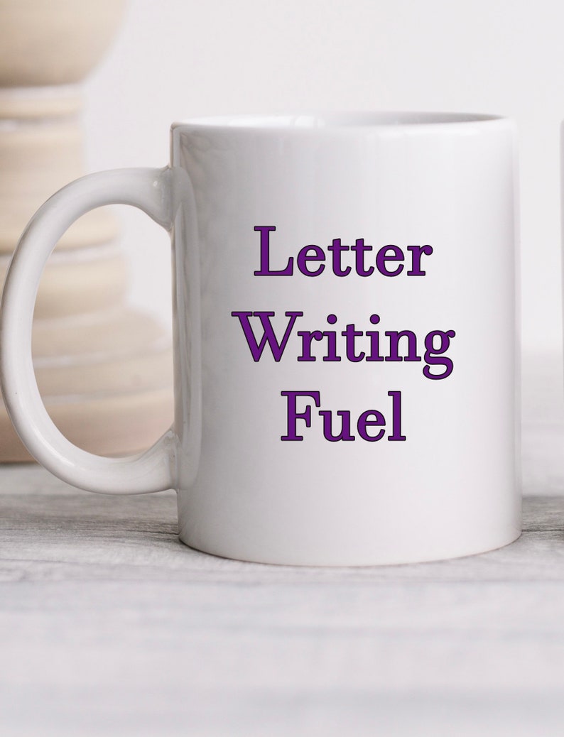 Letter Writing Mug - Etsy