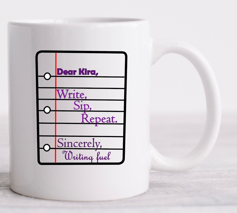 Letter Writing Mug - Etsy