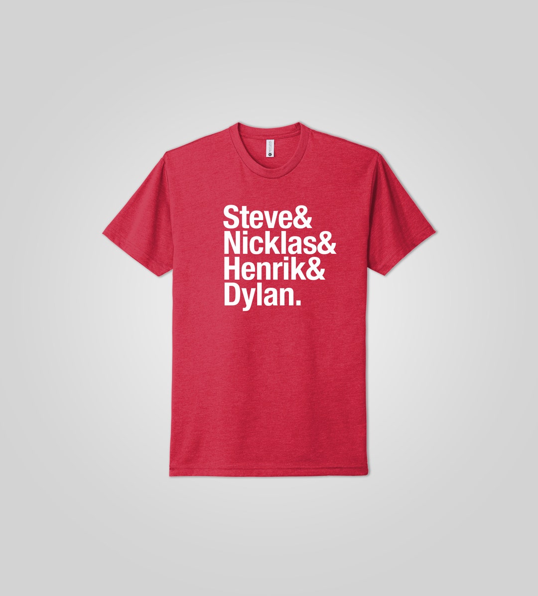 Detroit Hockey Red Wings Captains T-shirt - Etsy