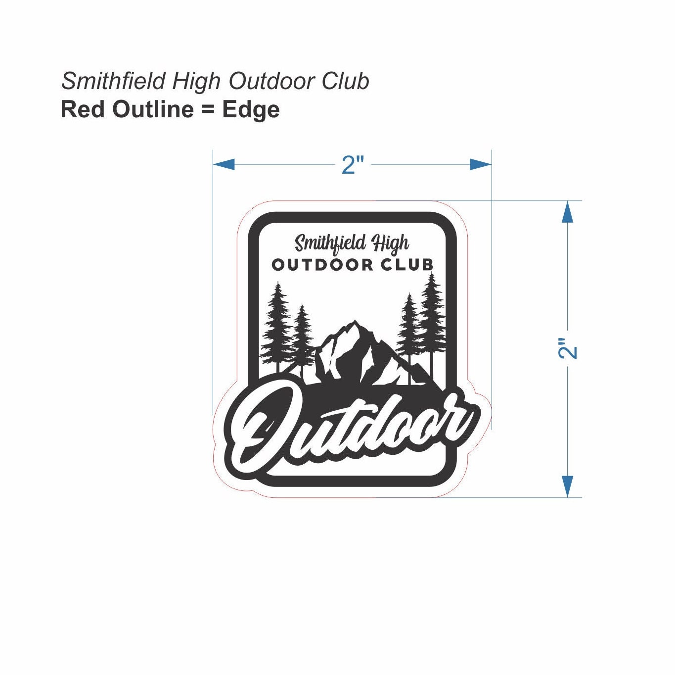 Custom Logo Leatherette Patches Multiple Colors Mockup | Etsy