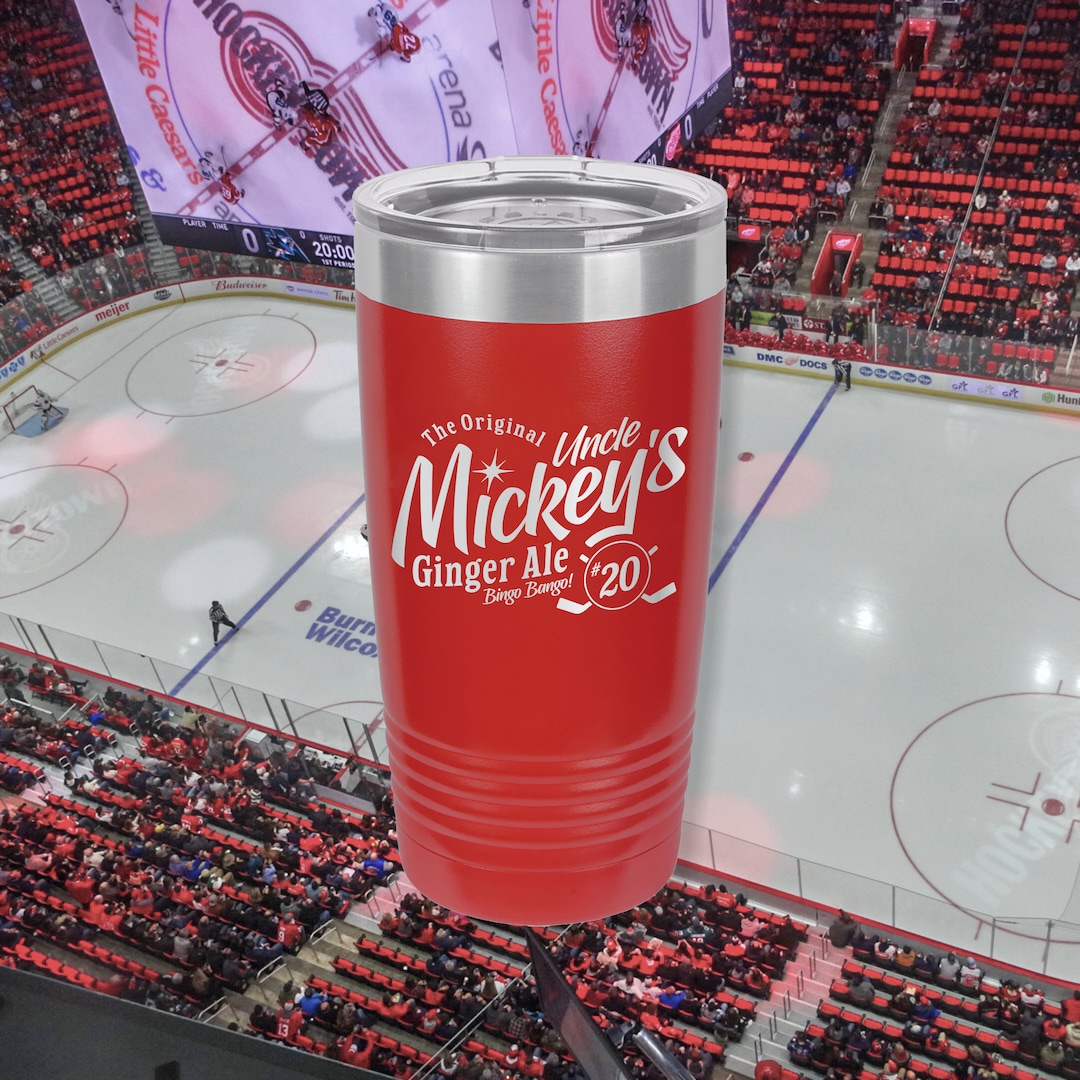 Mickey Redmond Ginger Ale 20oz Tumbler - Detroit Hockey - Etsy
