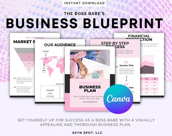 Business Plan Template Beauty - Etsy