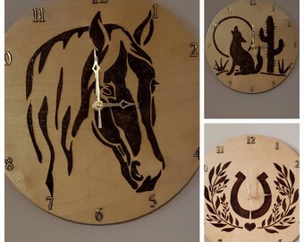 Western Wall Clocks - Etsy