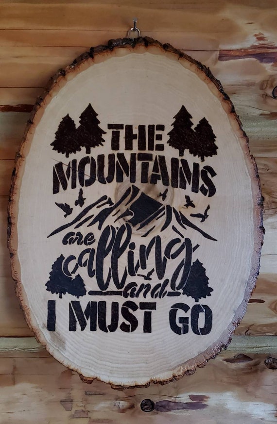 Rustic Wood Burnt Wall Plaques. Many Different Designs | Etsy