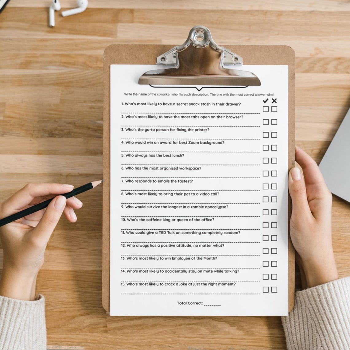 Team Building Game, Office Games, How Well Do You Know Your Team, Ice ...