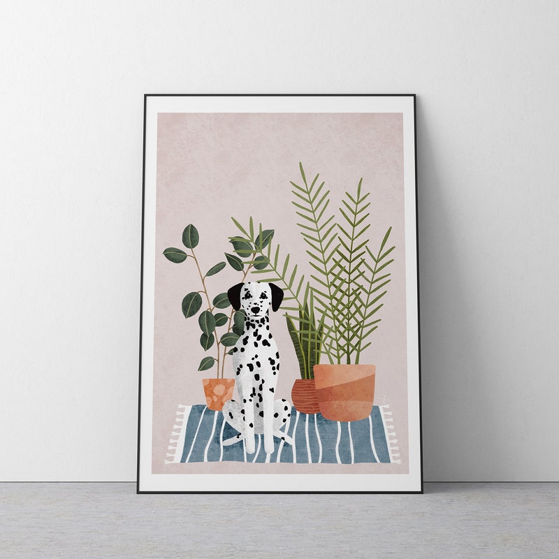 Dalmatian Wall Art - Etsy