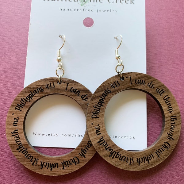 Bible Earrings - Etsy