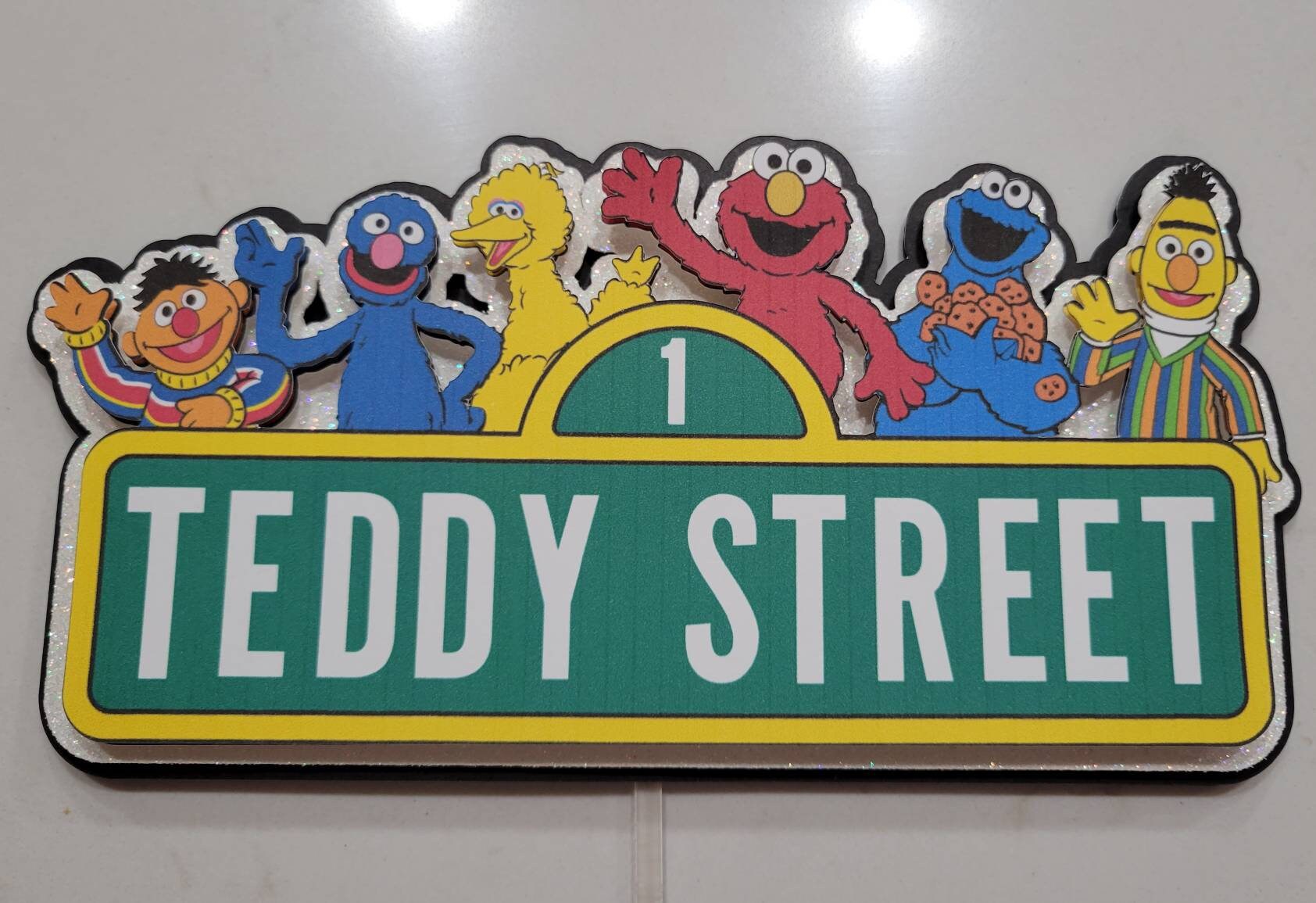 Sesame Street Cake Topper, Sesame Street Birthday Party, Birthday Decor ...